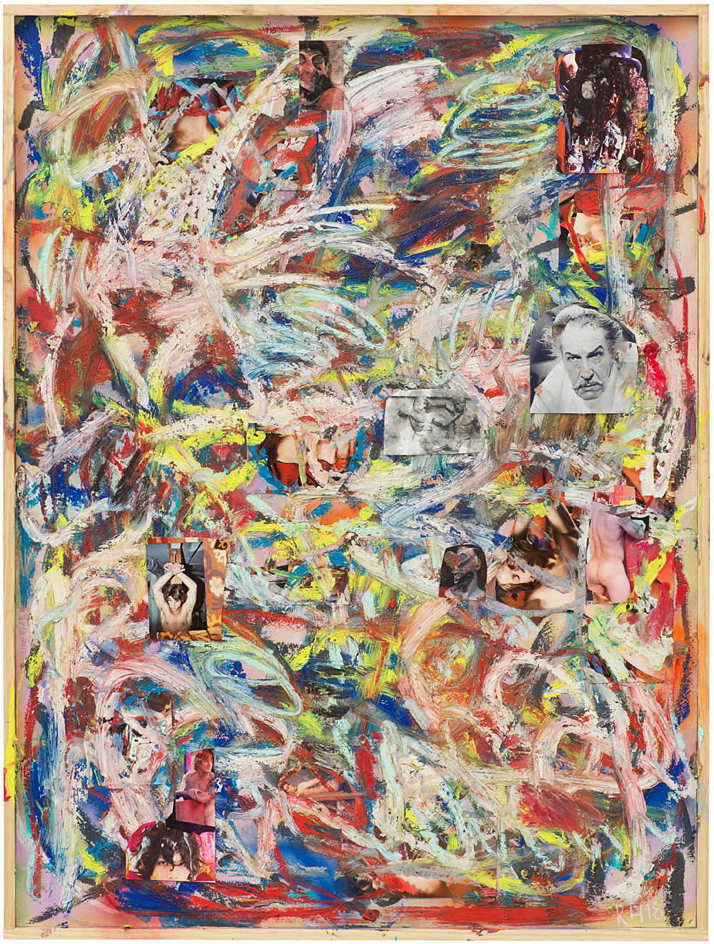 Collage Paintings, Gesture Paintings — Richard Hawkins — Exhibitions ...