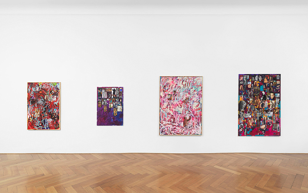 Collage Paintings, Gesture Paintings — Richard Hawkins — Exhibitions ...