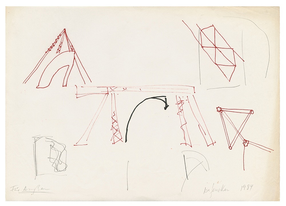 Zeichnung Plan Collage 1965-2018 — Isa Genzken — Exhibitions — Galerie ...