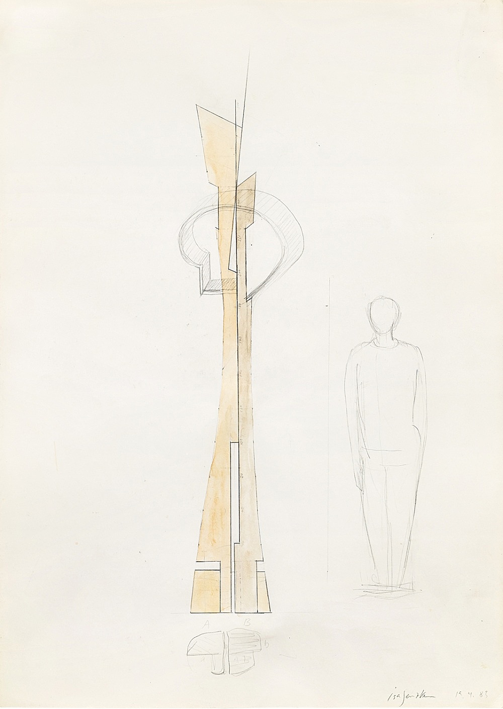 Zeichnung Plan Collage 1965-2018 — Isa Genzken — Exhibitions — Galerie ...