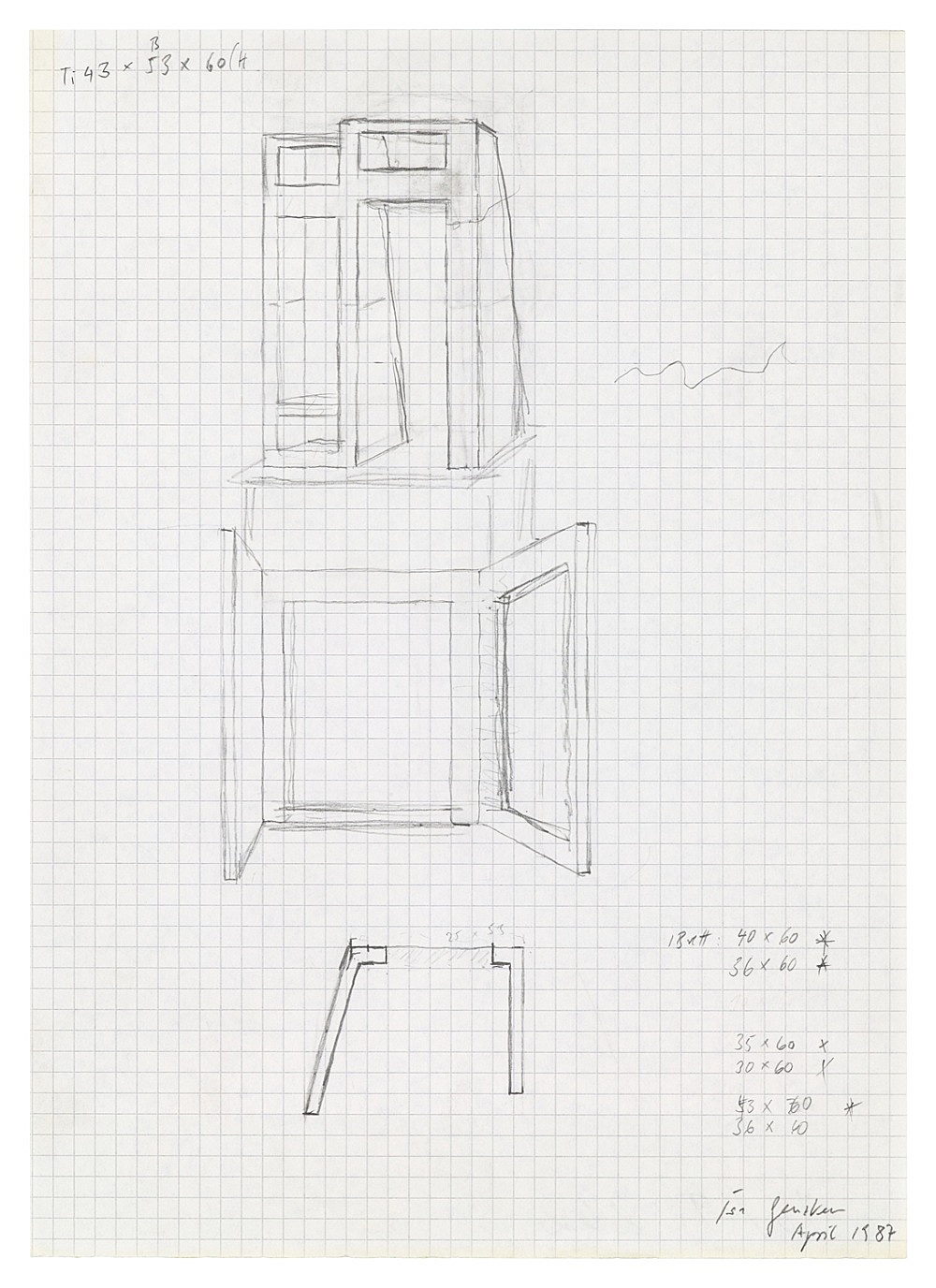 Zeichnung Plan Collage 1965-2018 — Isa Genzken — Exhibitions — Galerie ...