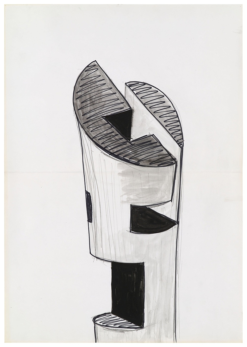 Zeichnung Plan Collage 1965-2018 — Isa Genzken — Exhibitions — Galerie ...
