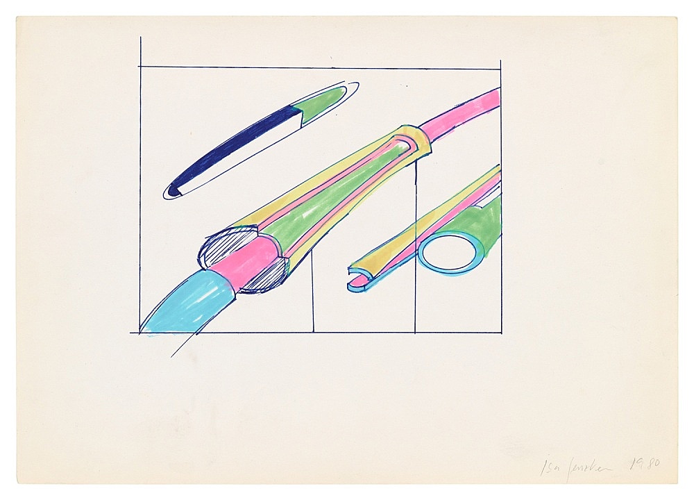 Zeichnung Plan Collage 1965-2018 — Isa Genzken — Exhibitions — Galerie ...
